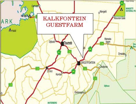 Contact Number Email and Directions for Kalkfontein Guest Farm ...
